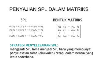 Aljabar linier-matriks1 | PPT