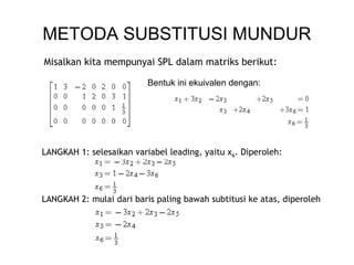 Aljabar linier-matriks (1) | PPT