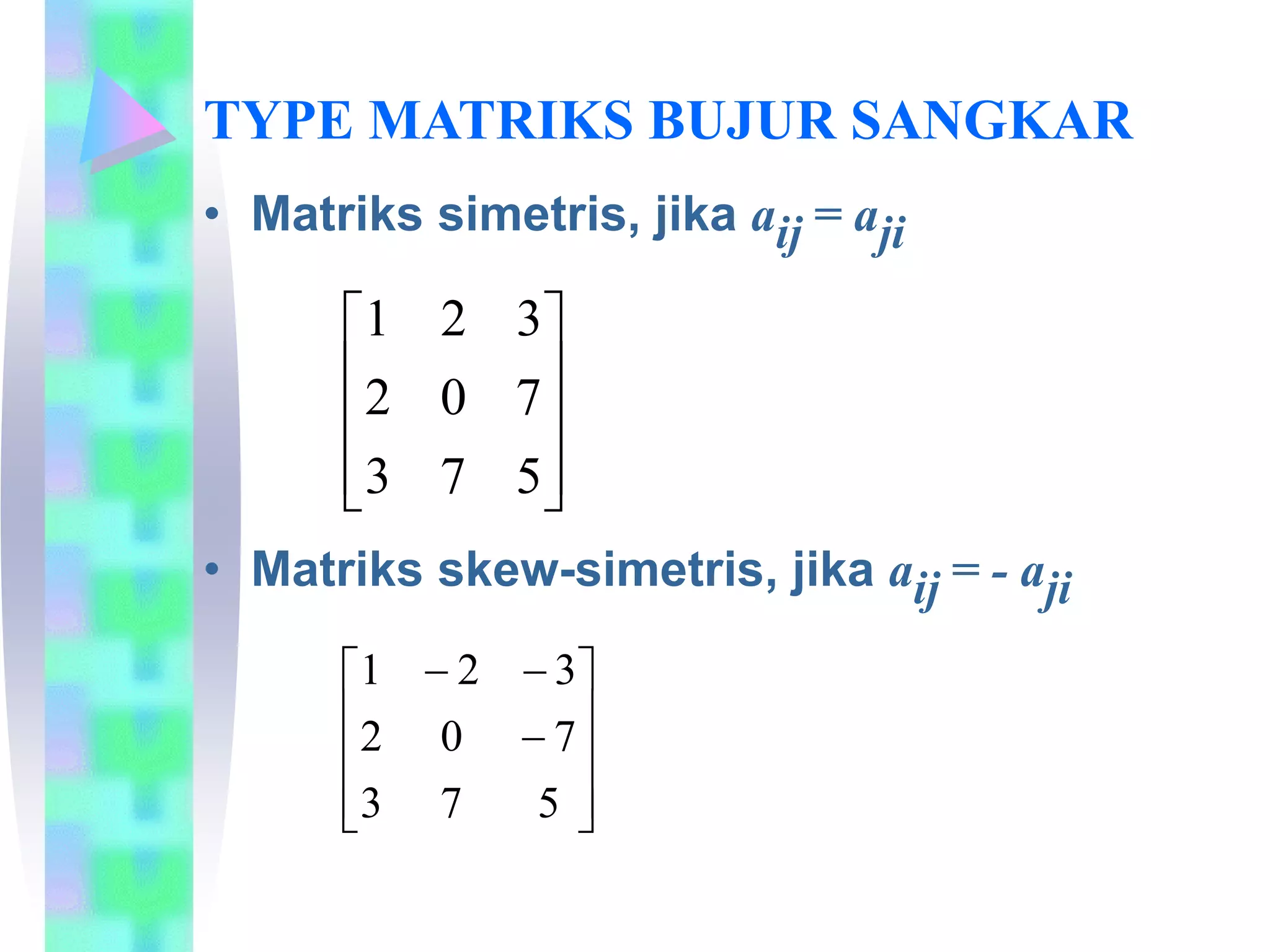Aljabar matriks rev1 | PDF