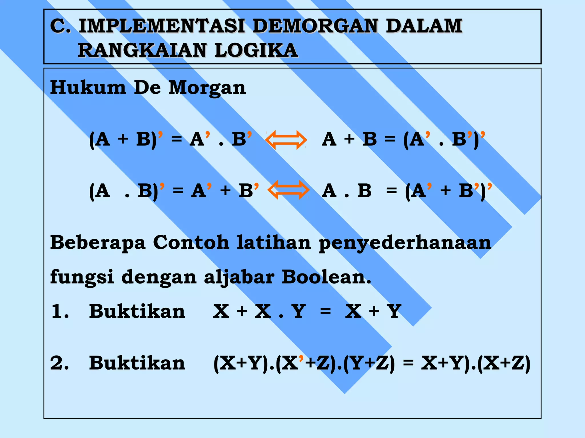 Aljabar bolean | PPT