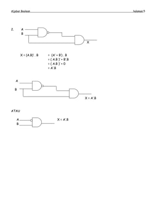 Aljabar Boolean | DOC