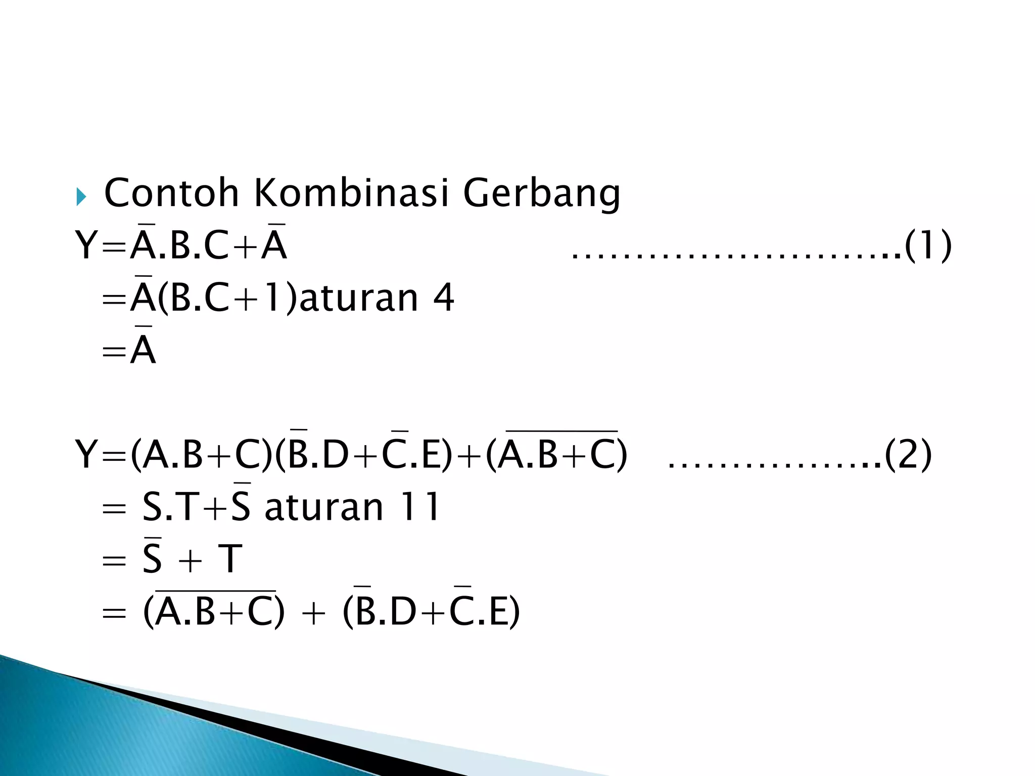 Aljabar boolean | PPT