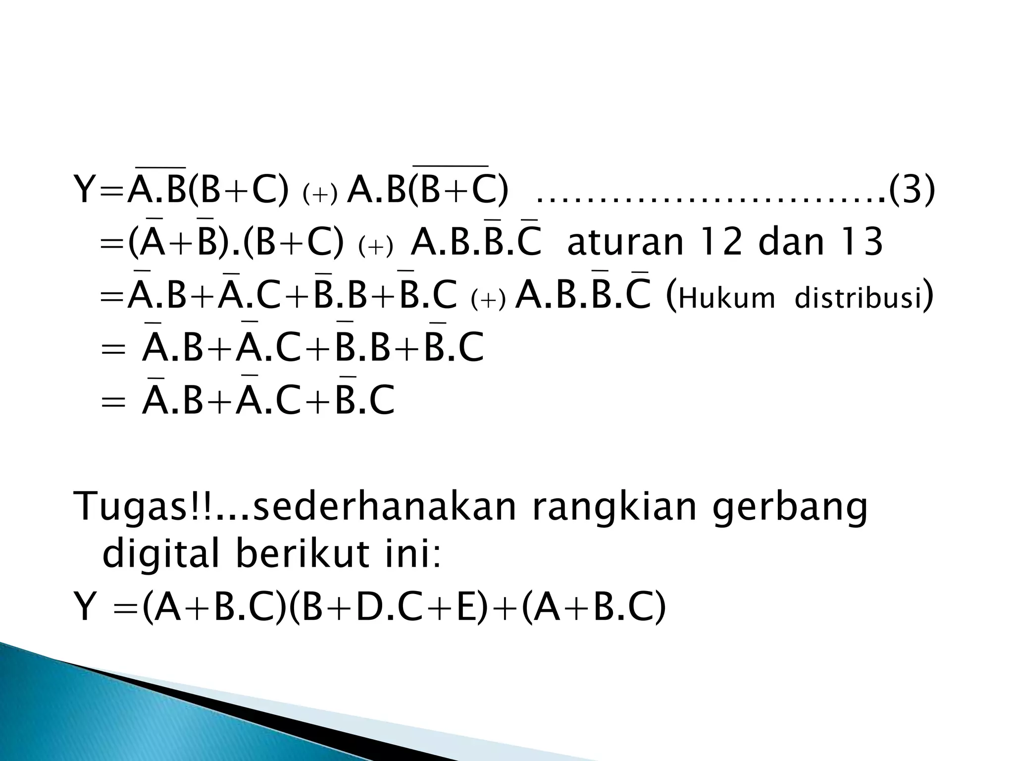 Aljabar boolean | PPT