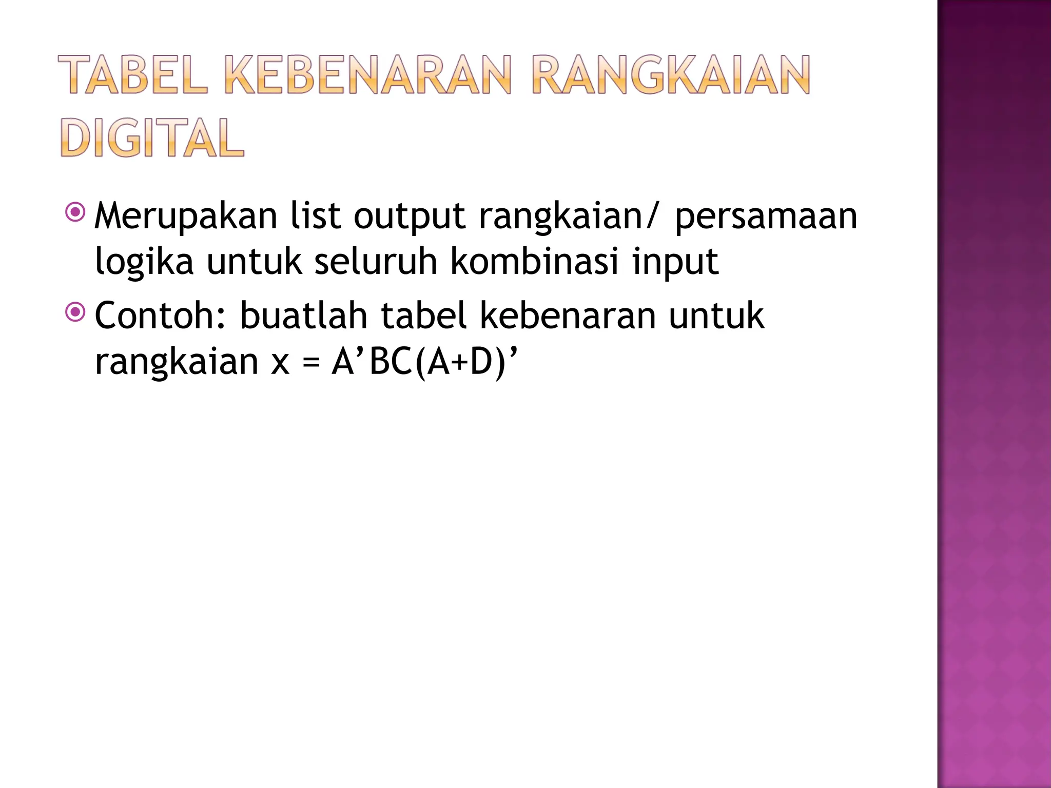 Nilai 0 dan 1 dengan Aljabar Boolean.ppt