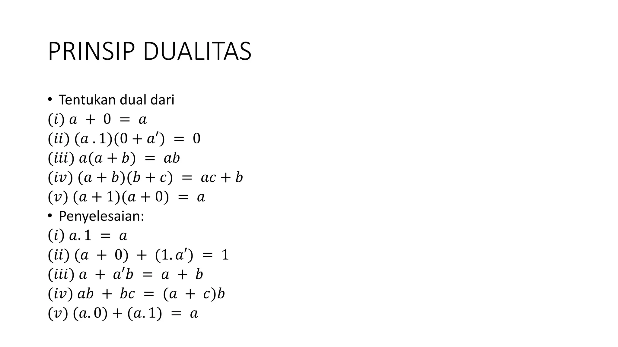 ALJABAR BOOLEAN PART 1 UNTUK MATERI MATEMATIKA DISKRIT | PDF