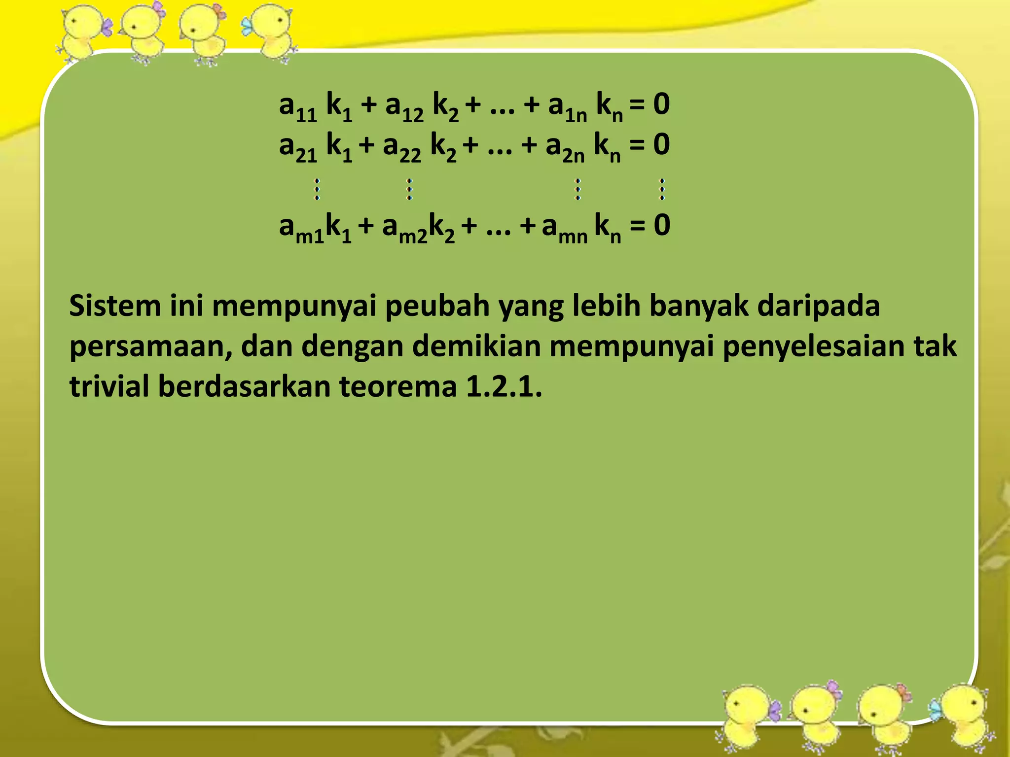 Aljabar linear:Kebebasan Linear, Basis, dan Dimensi.ppt