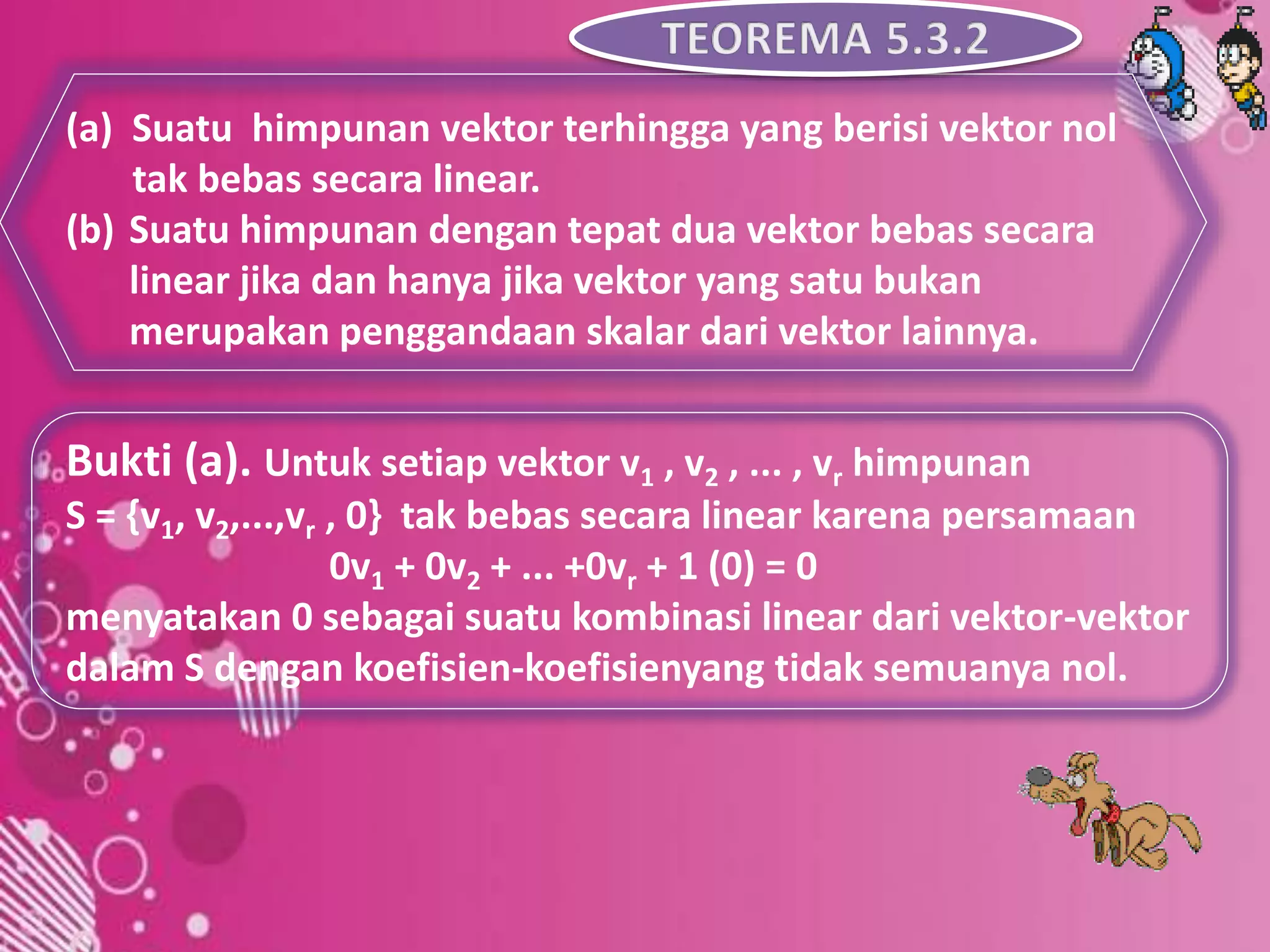 Aljabar linear:Kebebasan Linear, Basis, dan Dimensi.ppt