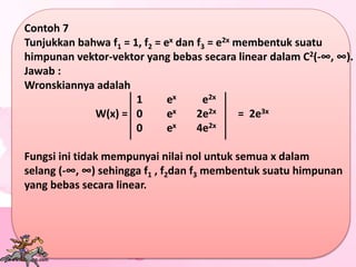 Aljabar linear:Kebebasan Linear, Basis, dan Dimensi.ppt