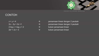 Materi ke-1 Aljabar Linier | PPTX