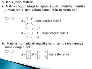 PPT MATDAS ALJABAR LINIER DAN MATRIKS1.ppt