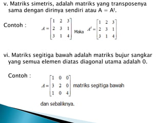 PPT MATDAS ALJABAR LINIER DAN MATRIKS1.ppt