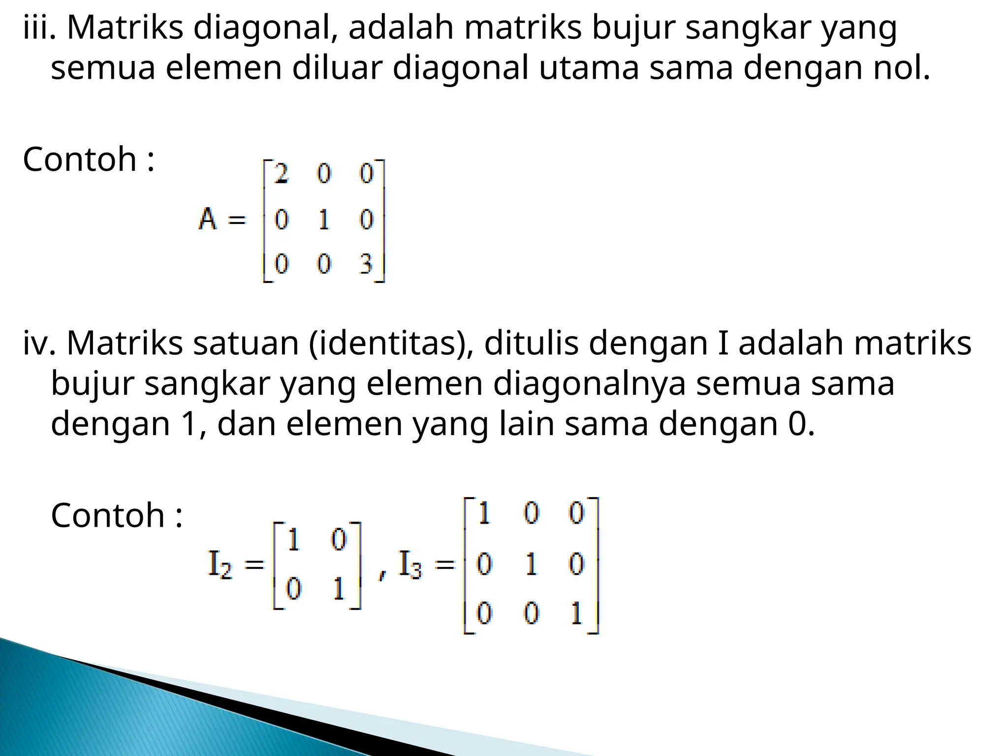 ALJABAR LINIER DAN MATRIKS (Jenis-jenis matriks dan operasi matriks).ppt