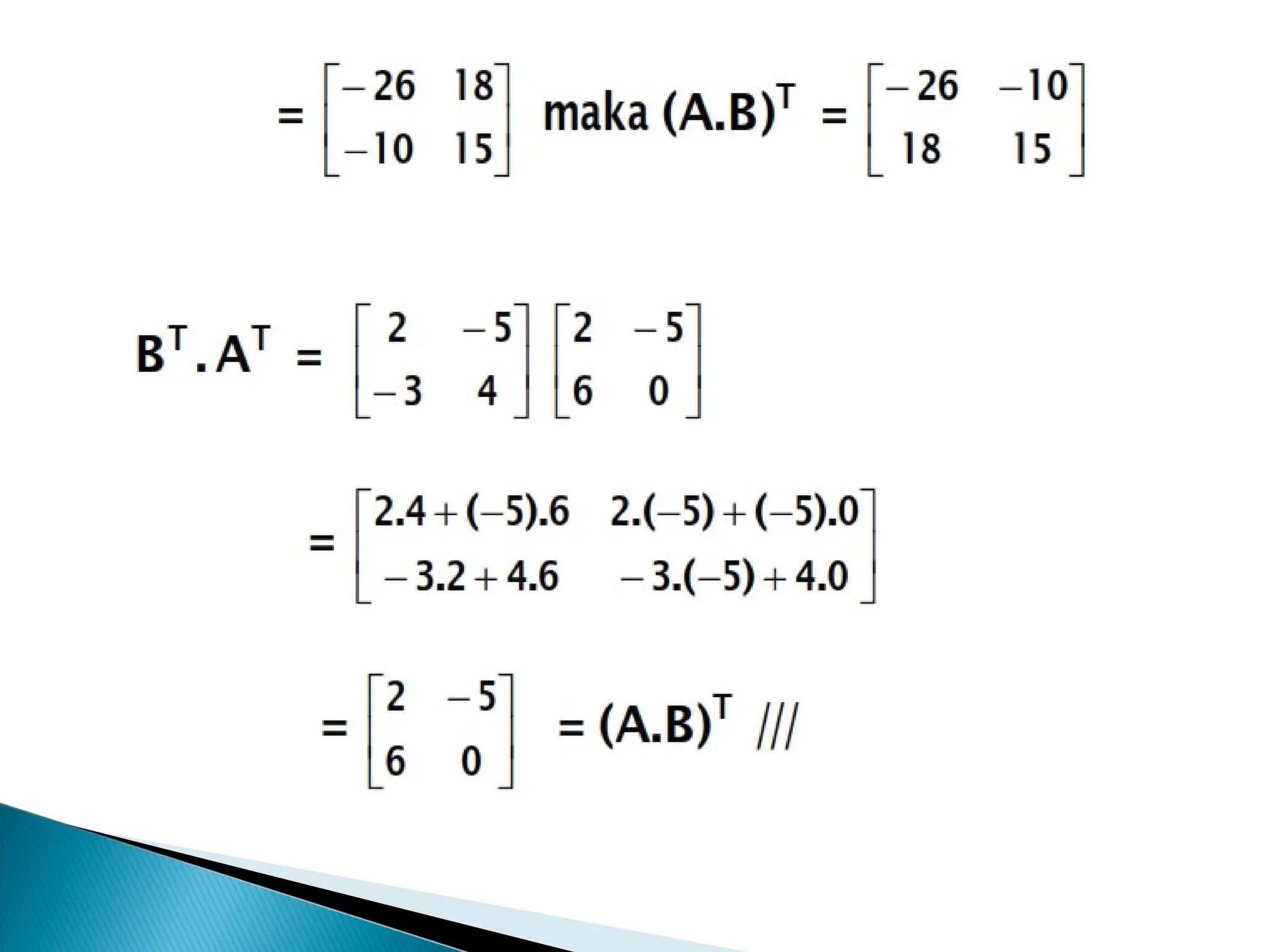 ALJABAR LINIER DAN MATRIKS (Jenis-jenis matriks dan operasi matriks).ppt