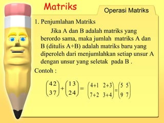 Aljabar matriks | PPTX