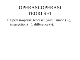 Aljabar relasional | PPT