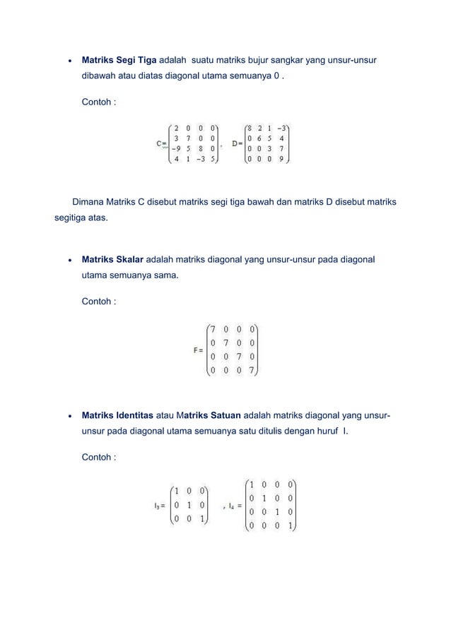 Aljabar vektor dan matriks | PDF