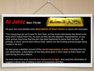 Al jahiz (Father of Evolution Theory) | PPT