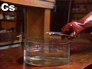 Francium Reacting With Water