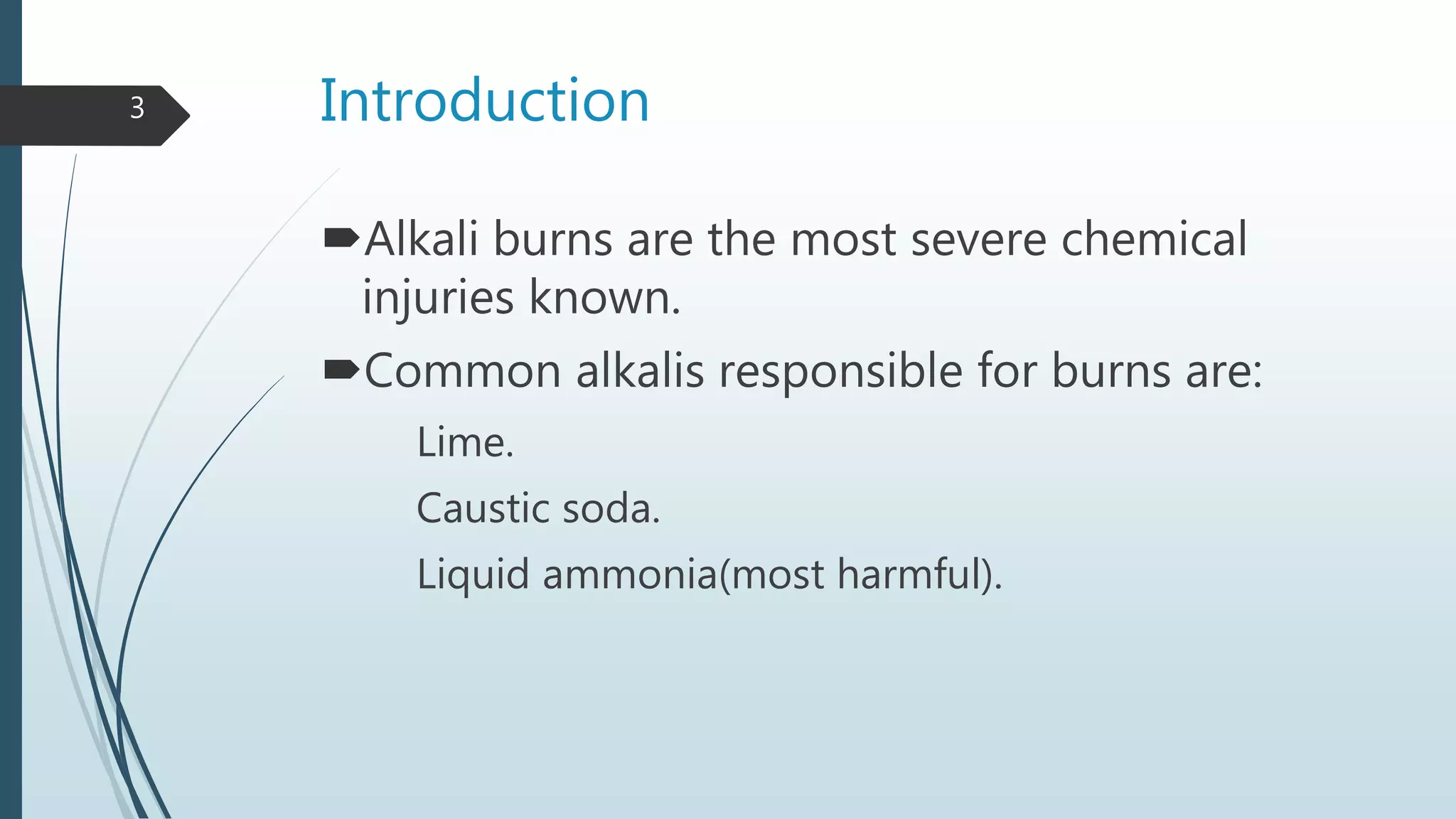 Alkali Burns Eye | PPTX