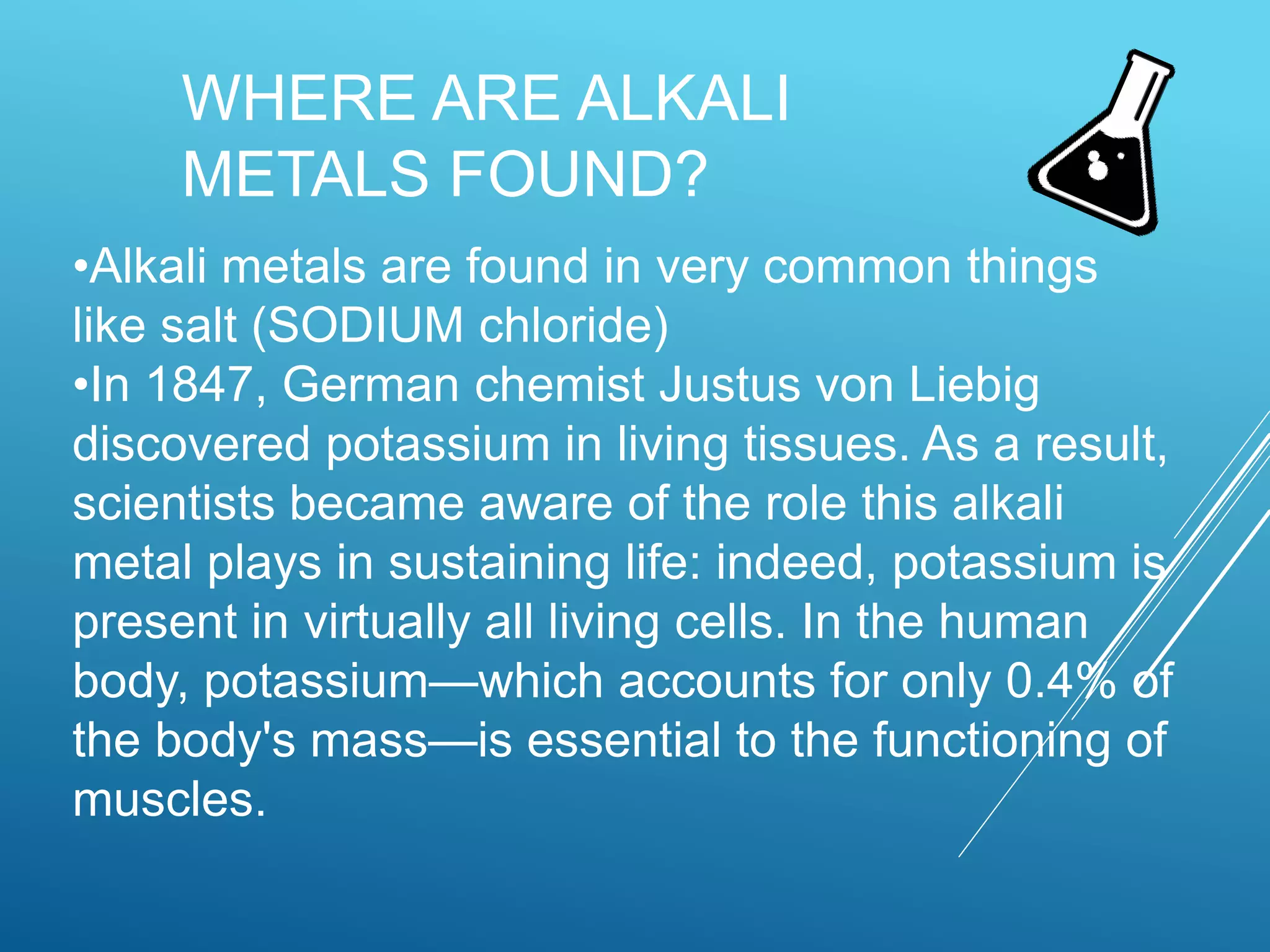 Alkali metals chemistry pro presentation professional | PPTX