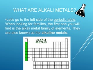 Alkali metals chemistry pro presentation professional | PPTX