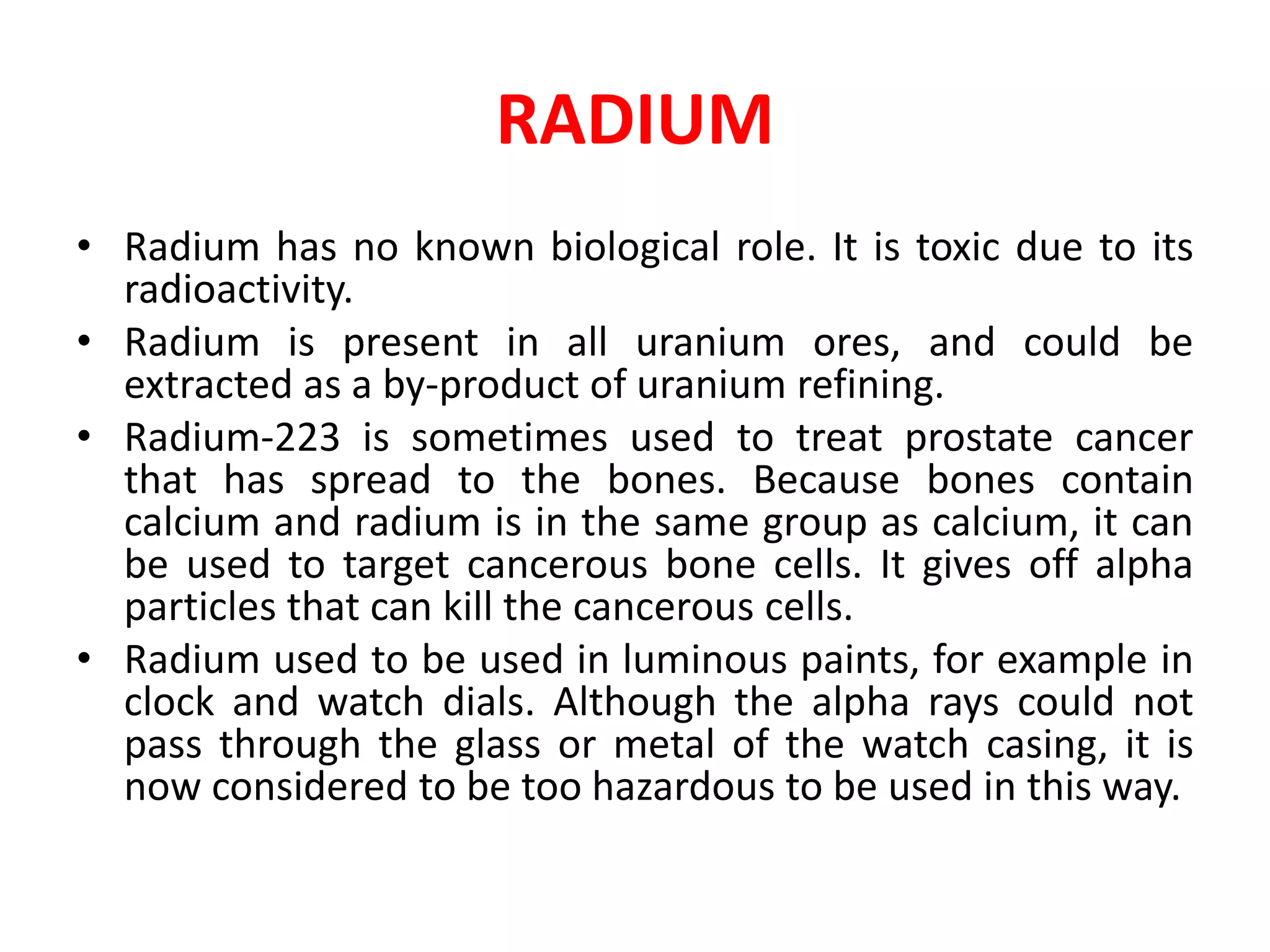 Biological active Alkaline earth metal ions | PPTX