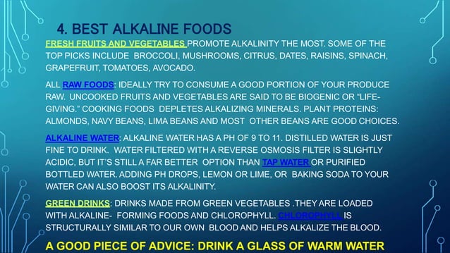 Alkaline acid diet | PPT