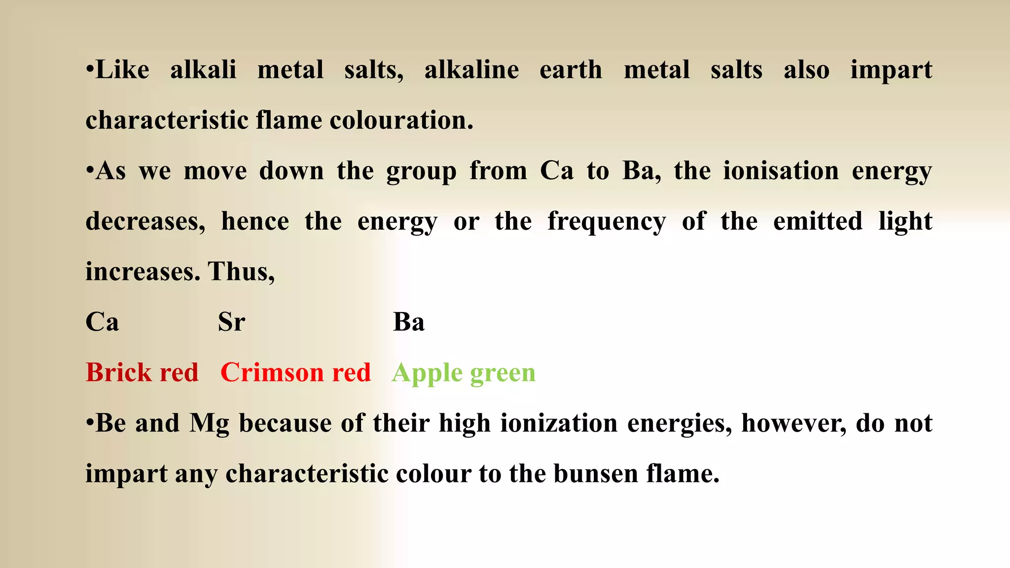 Alkaline earth metals | PPTX