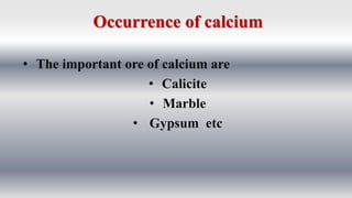 Alkaline earth metals | PPTX