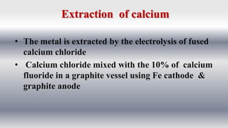 Alkaline earth metals | PPTX