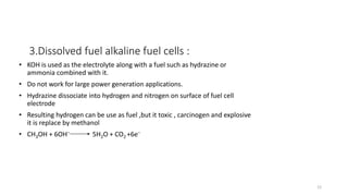 Alkaline fuel cell pradeep jaiswal msc part 1 mithibai college | PPTX