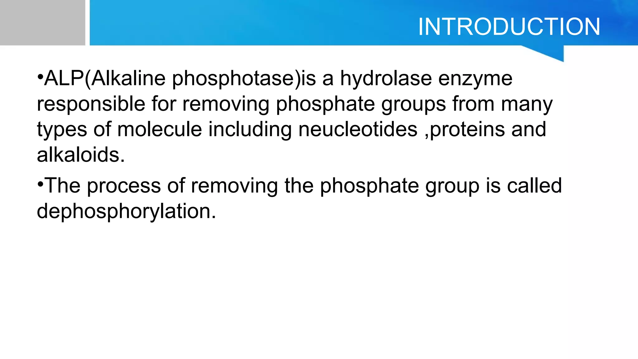 Alkaline phosphatase | PPT
