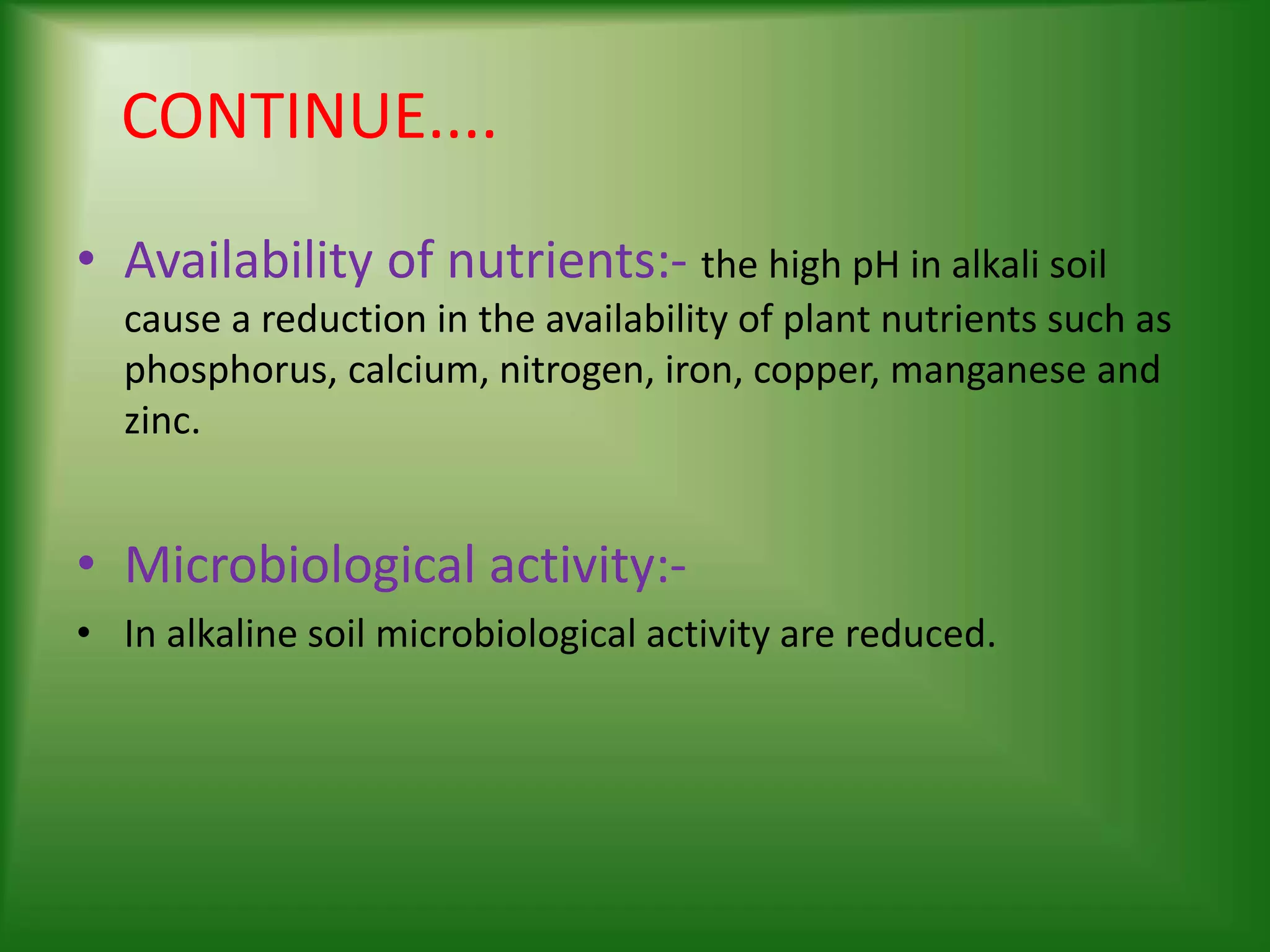 Alkaline soil , Origin, Properties and Distribution in India | PPTX