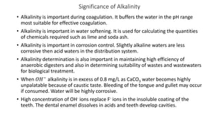 Alkalinity and Hardness teri maaka bhosda | PPT