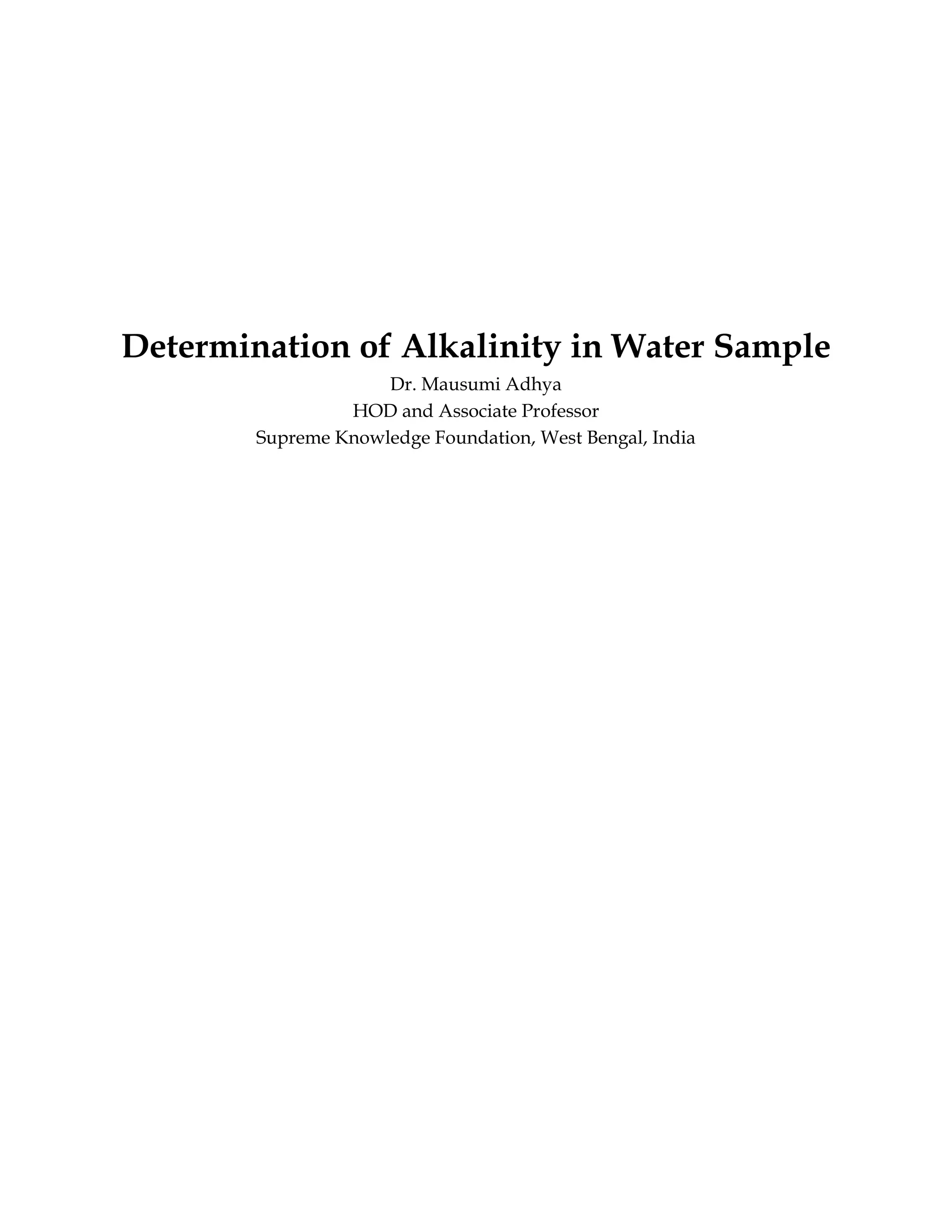 Alkalinity of given water sample.pdf