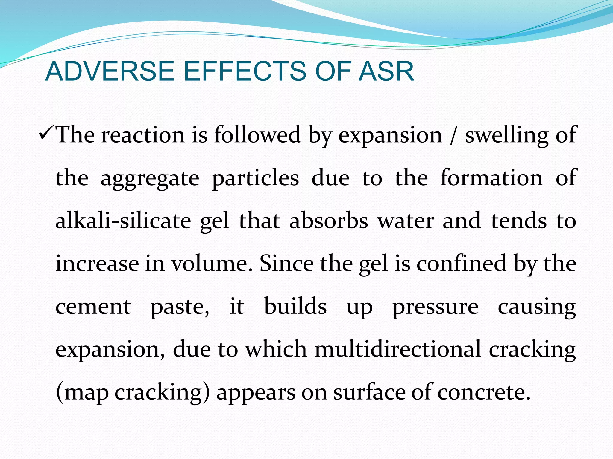 Alkali silica reaction | PPTX