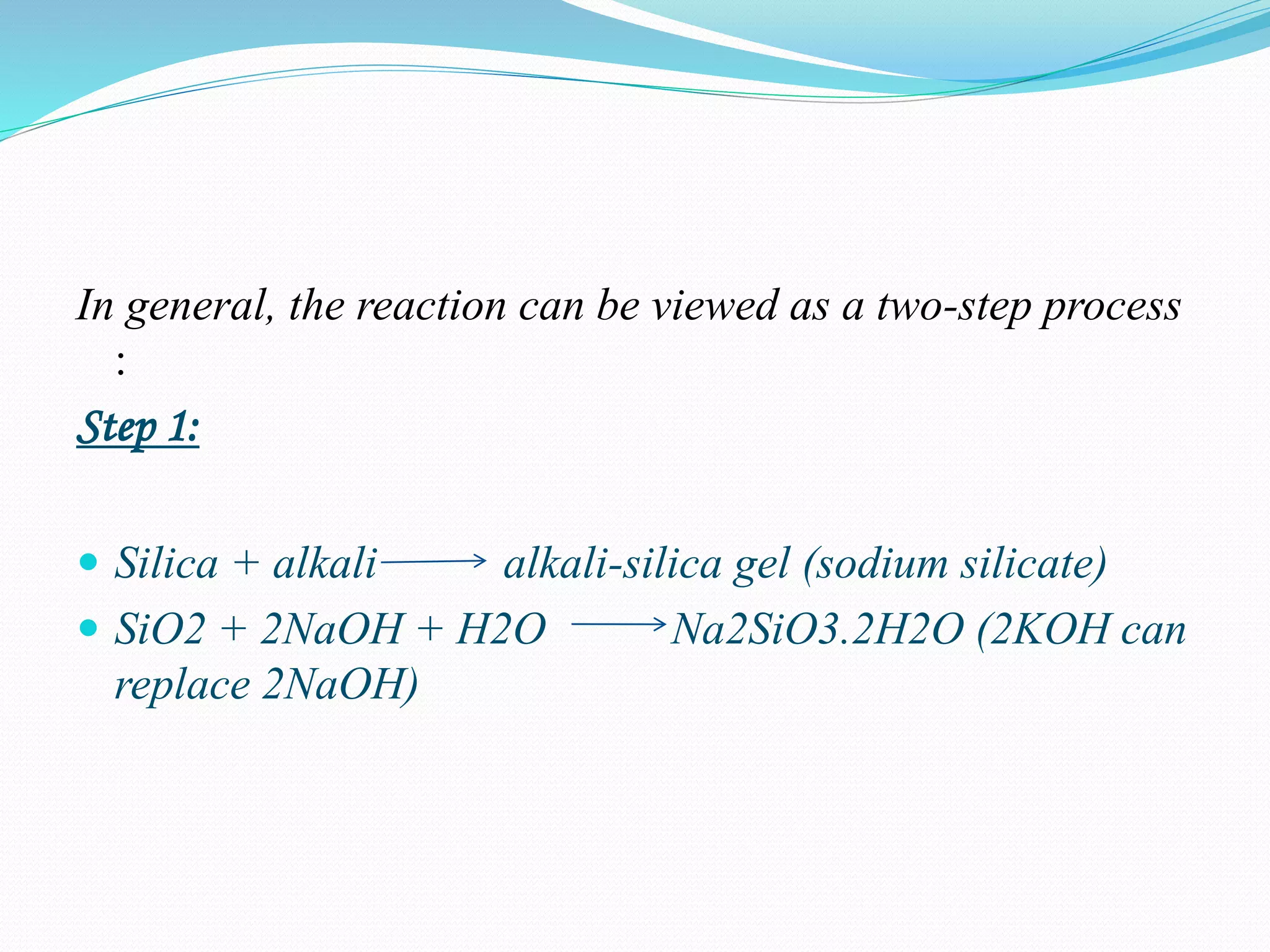 Alkali silica reaction | PPTX