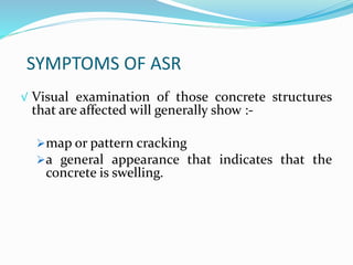 Alkali silica reaction | PPTX