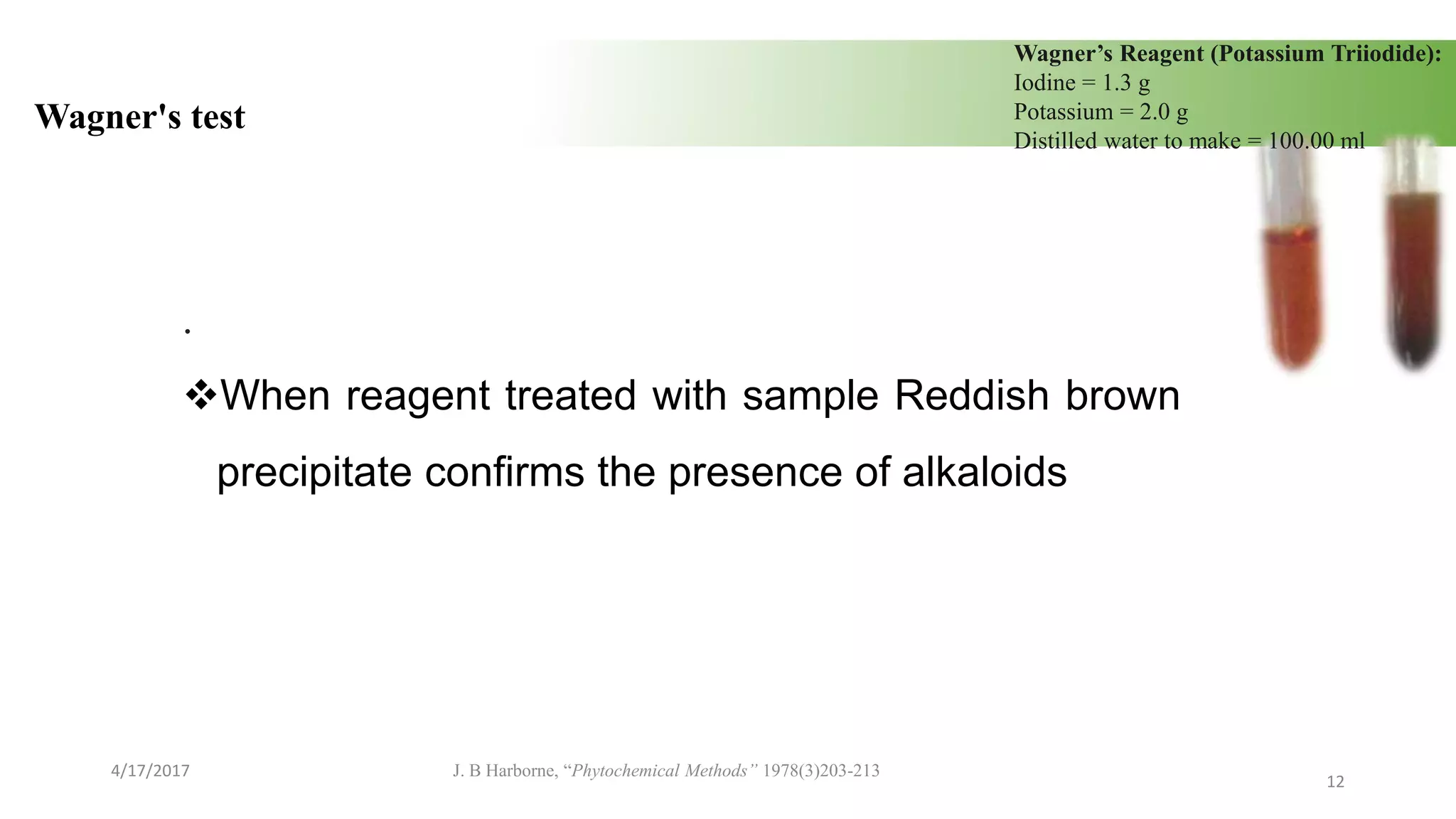 Alkaloidals qualitative & quantitative analysis. | PPTX