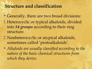 Alkaloids | PPT