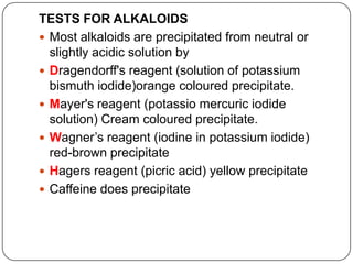 Alkaloids | PPTX