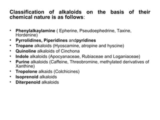 Alkaloids | PPT