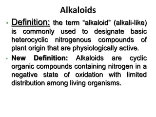 Alkaloids | PPTX