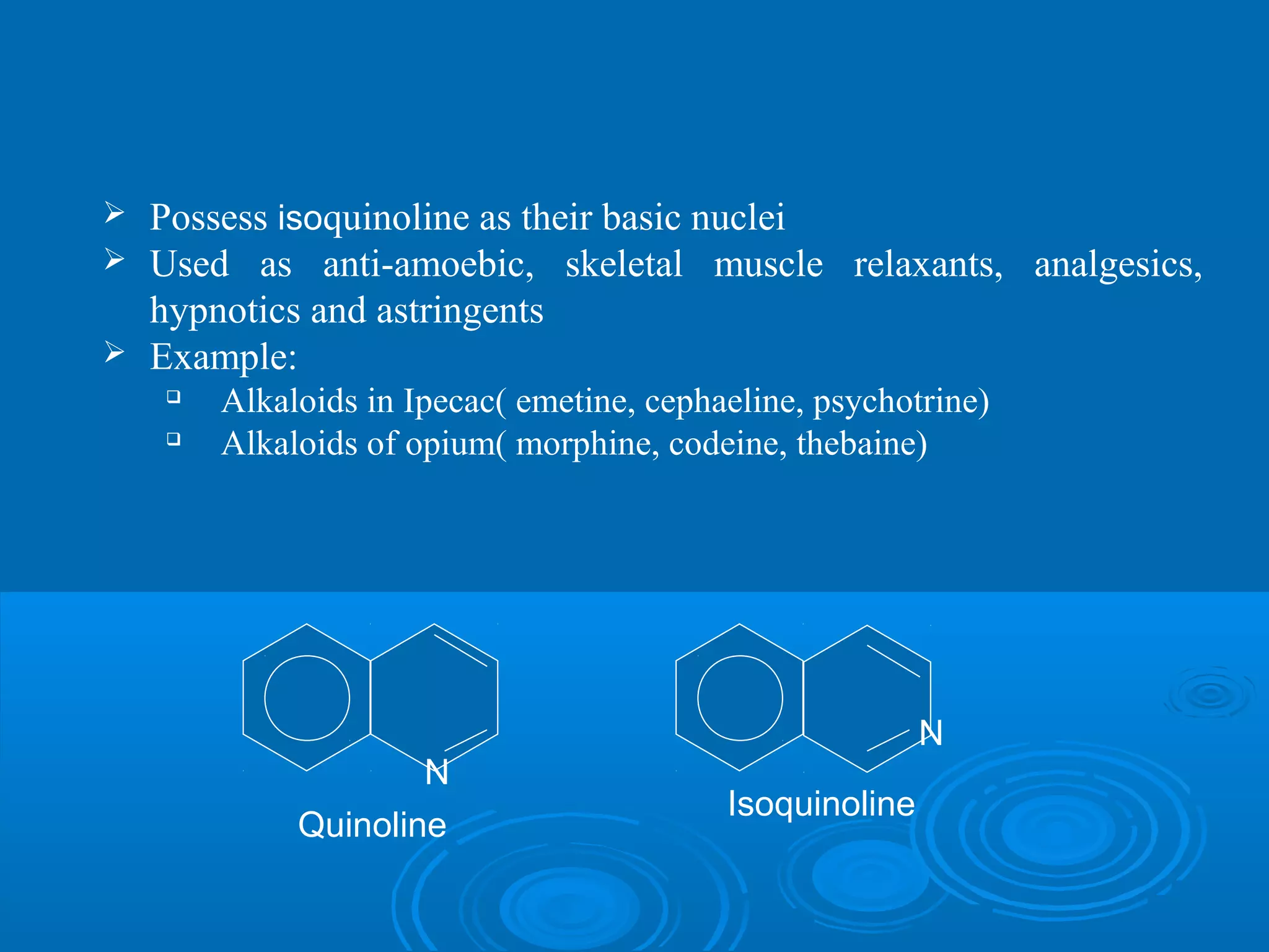 Plant Alkaloids | PPT