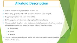 Alkaloids | PPTX