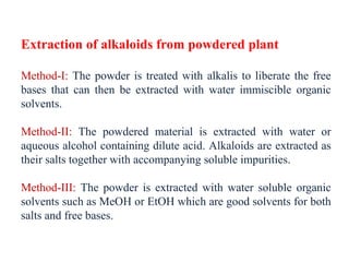 Alkaloids | PPTX