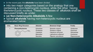 Alkaloids | PPTX