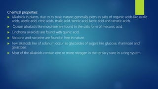 Alkaloids | PPTX