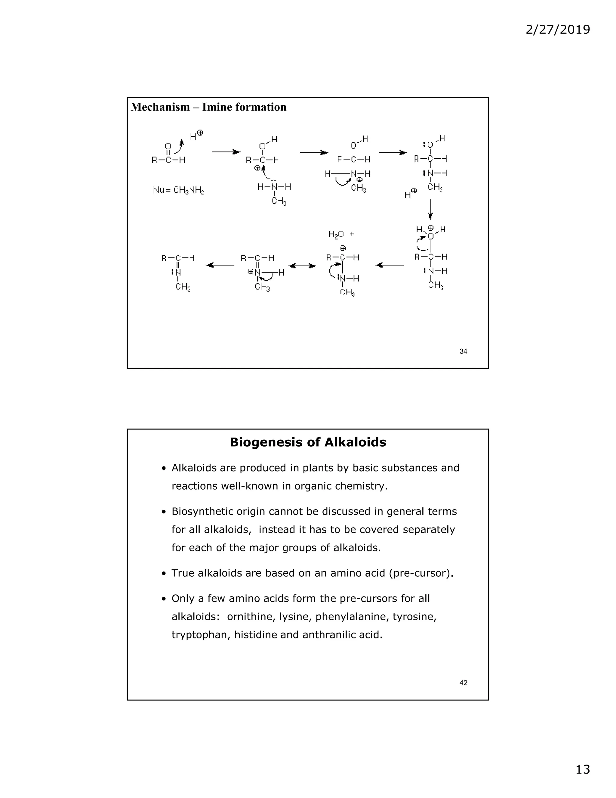 alkaloids -General methods of structural elucidation of Alkaloids. Structural Elucidation and ...