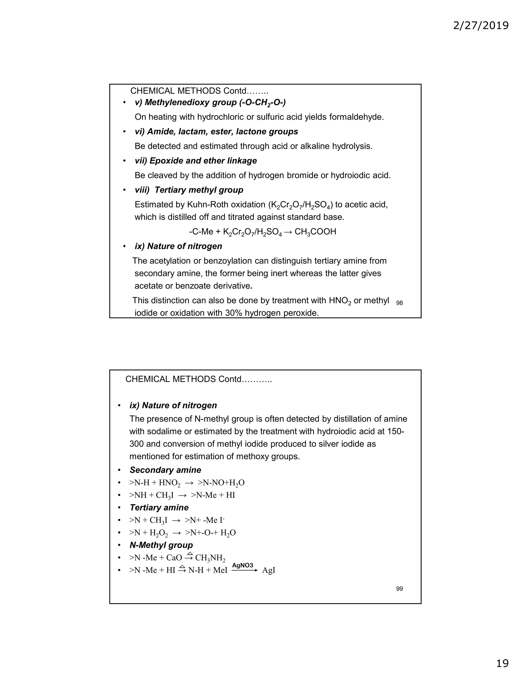 alkaloids -General methods of structural elucidation of Alkaloids ...
